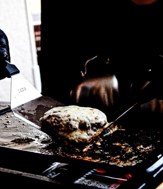 Smash Burgerset-Hamburger set van roestvrij staal voor gasgrill ...