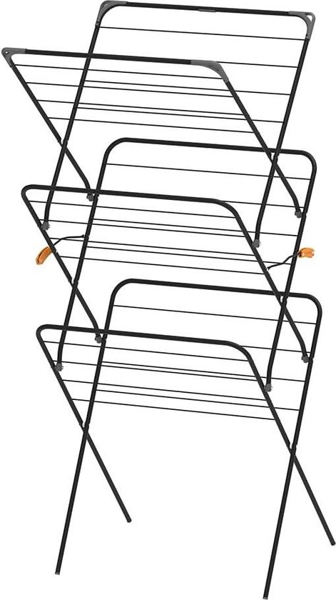 Droogrek Rise Black - pop-up constructie - veiligheidsvergrendeling ...