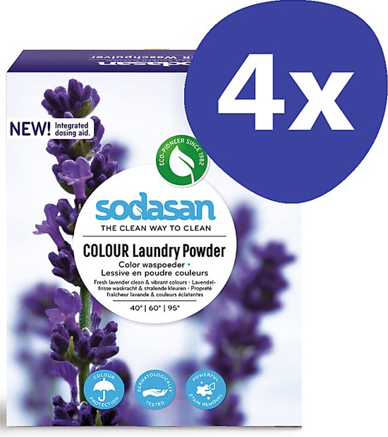 Sodasan Waspoeder Gekleurde Was (4x 1010g) | bol