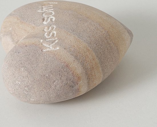 Boltze Home Hart steen met tekst 8x4cm (1 stuk) assorti | bol