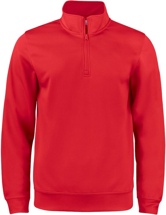 Clique Basic Active Half Zip Junior 021072 - Rood - 150-160 | bol