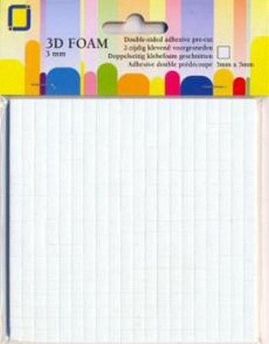 JeJe Foam dots 3 mm overdoos 1 DS (125 PK) 3.3103 | bol