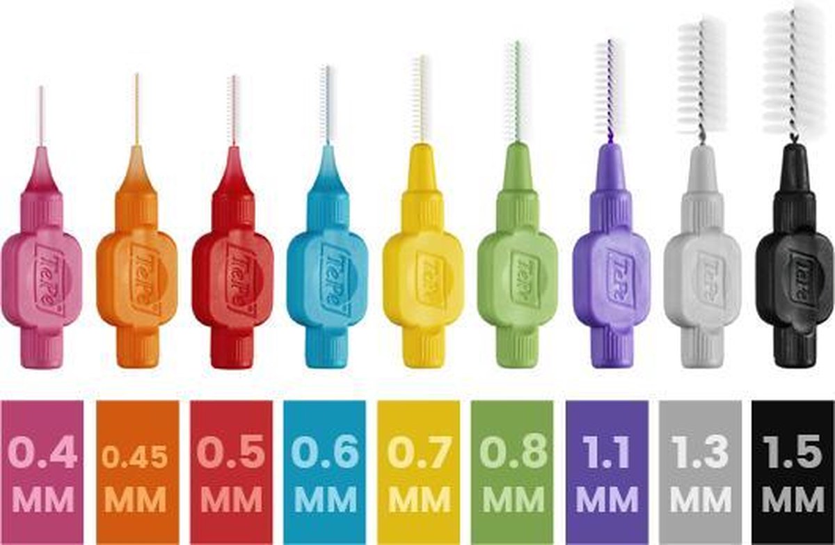 Tepe Interdentale Rager Origineel 1.3 mm Grijs - 25 stuks | bol