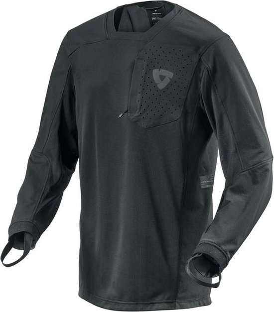 REV'IT! Sierra Black Motorcycle Shirt - Maat XXL - | bol