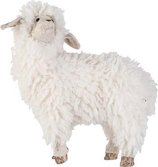 Schaap wol Wit 34x17xH35cm | bol.com