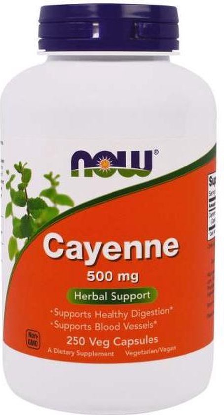 Cayenne 500mg - 250 capsules | bol.com