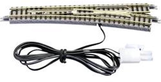Z Rokuhan rails (met ballastbed) 7297040 Wissel, Elektrisch, Rechts 110 mm 13 ° 490 mm... | bol
