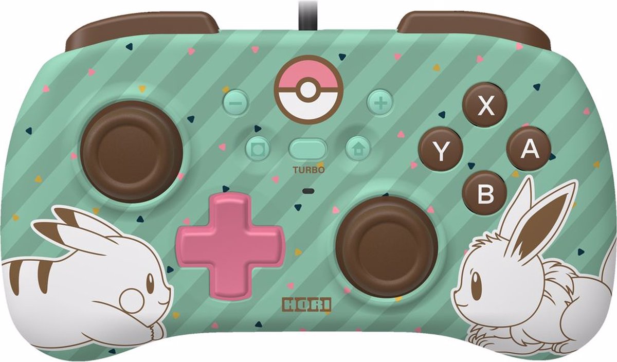 Hori Wired Mini Nintendo Switch Controller - Pikachu + Eevee | bol.com