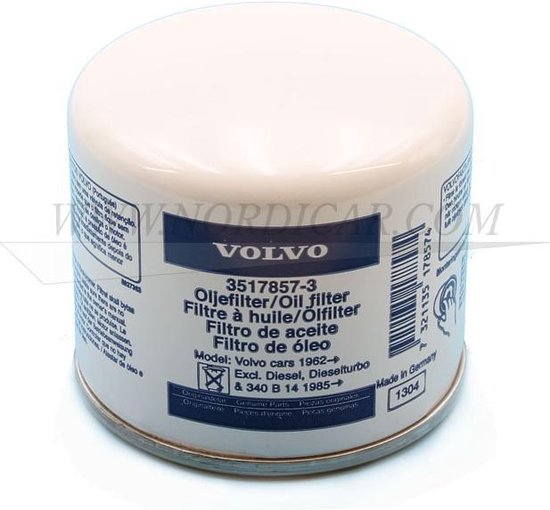 Volvo 3517857 Oliefilter: Origineel Volvo 544 210 Amazon P1800 P1800S ...