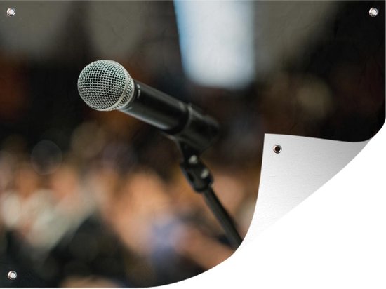 Décoration de Jardin Gros plan d'un micro dans une pièce - 40x30 cm ...