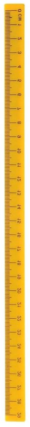Whiteboard magnetische liniaal metrisch bord rechte linialen geel 29cm ...