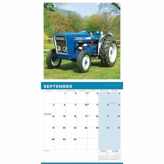 Vintage Tractors Kalender 2026, CAROUSEL CALENDARS | 9781529847956 ...