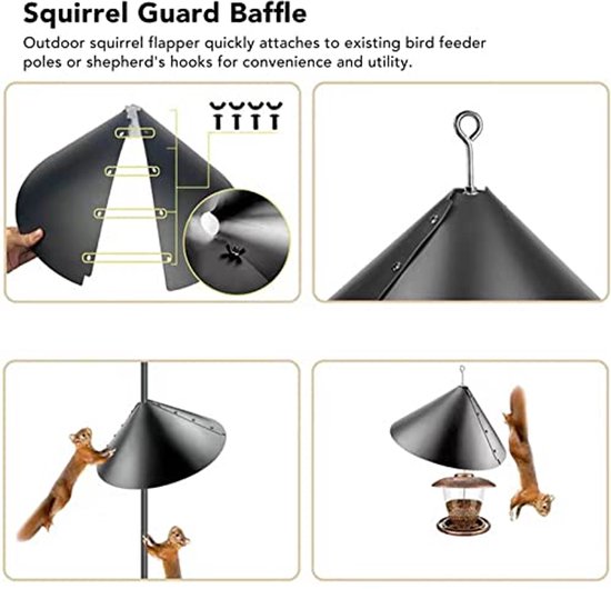 Squirrel Valve, Squirrel Defense Made of Galvanized Steel Outdoor for ...