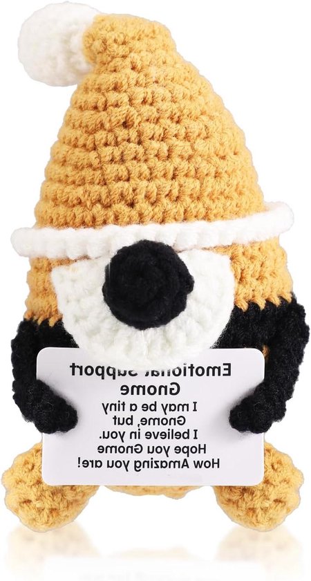 Allecto plus - Wollen Haak Emotionele Steun Kabouter met Strik ...