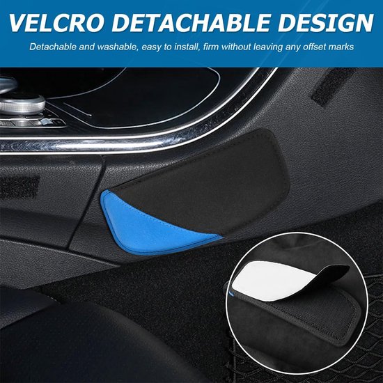 Suède kniebeschermer voor autostoelen - knie-legging - autodeur ...