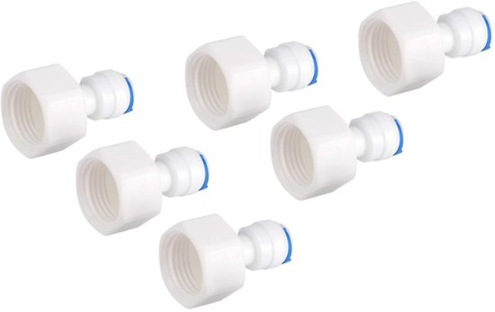 1 2 Tap Connector,1 2 Female To 1 4 Push Fit,6 Pieces Female Adapter 1 ...