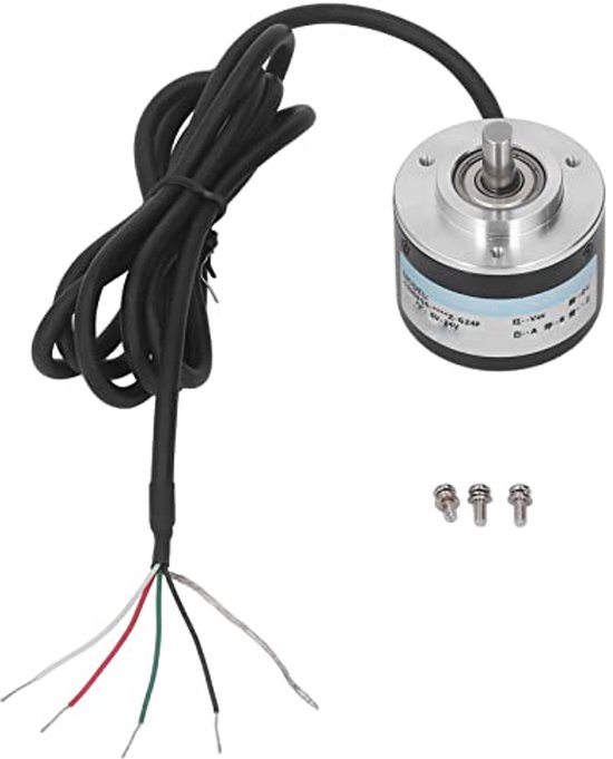 2 Phase Rotary Encoder, DC5-24V Incremental Rotary Encoder 2 Inch Outer ...