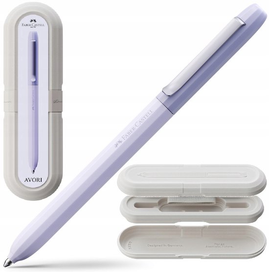 Faber-Castell Avori Balpen - Blauwe XB Inkt - Luxe Cadoverpakking | bol
