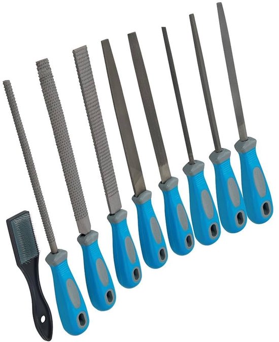 Raspen en Vijlen Set - Voor Grof en Fijn Vormgeven - 8 Inch - 5 Stuks | bol