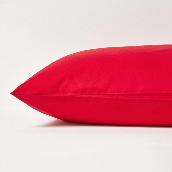 Homescapes Kussensloop 40x80 cm Set van 2 – Rood – 100% Egyptisch ...