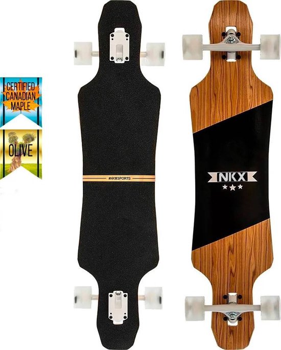 NKX Fearless longboard Olive 39,5 | bol.com