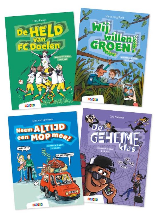 Makkelijk & Leuk - Pakket Makkelijk & Leuk AVI M4 (4 titels ...