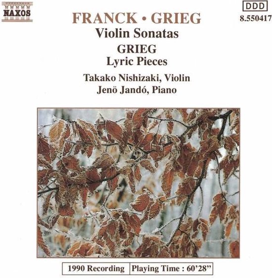 Franck, Grieg: Violin Sonatas / Takako Nishizaki, Jeno Jando, Edvard Grieg | CD... | bol.com