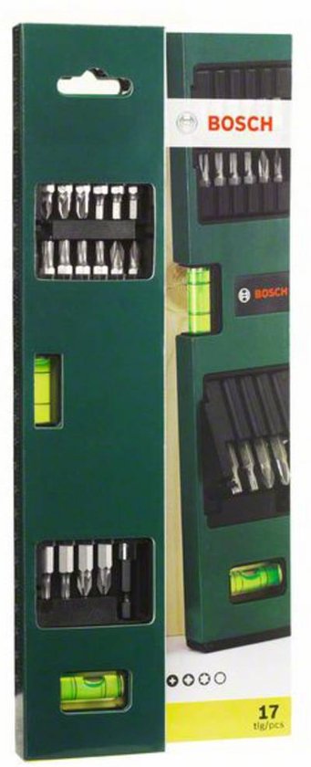 Bosch waterpas met bits | bol
