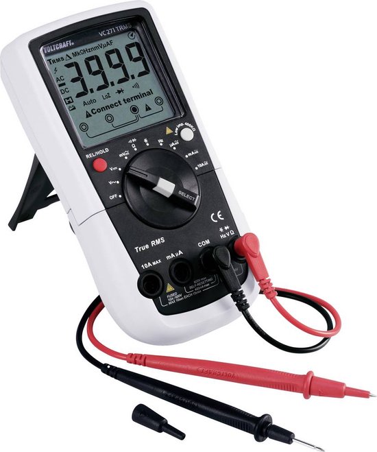 VOLTCRAFT VC-271 Handheld multimeter Digital CAT III 600 V Display ...
