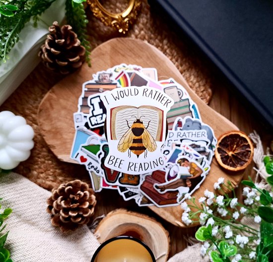 Boeken Stickermix - 50 Stuks | Laptop | Ereader | Bullet Journal | bol