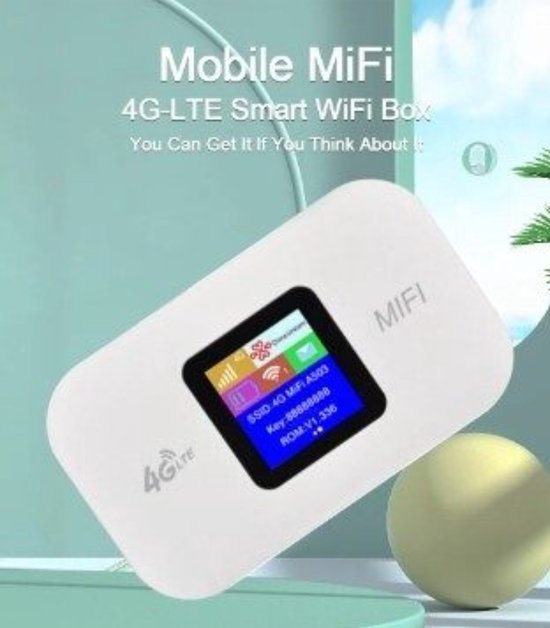 Mifi Router - 4G Draadloos Wifi – Mifi Router – Werkt met Simkaart ...