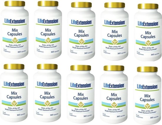 Life Extension Mix 360 Capsules, 10-pack | bol.com
