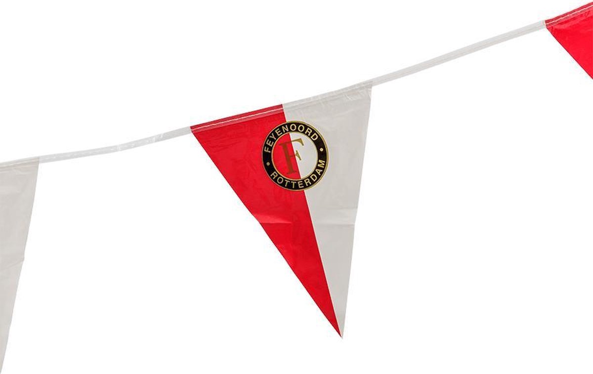 Feyenoord Vlaggenlijn, rood/wit, | bol