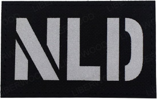 Infra Rood Patch - NLD - Nederland - Zwart - Klittenband Velcro - Leger ...