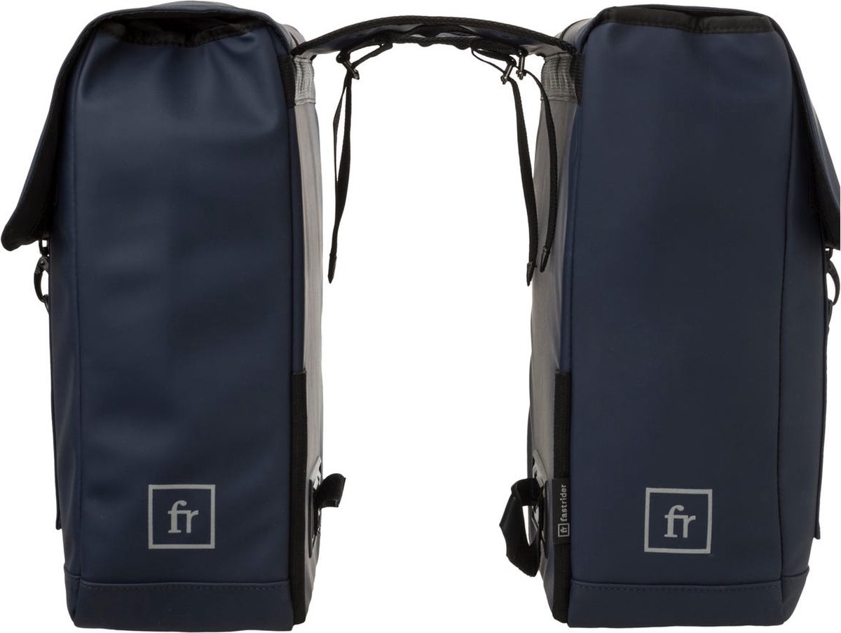 Fastrider Fastrider Jaxx II Dubbele Fietstas Trend - Navy - | bol