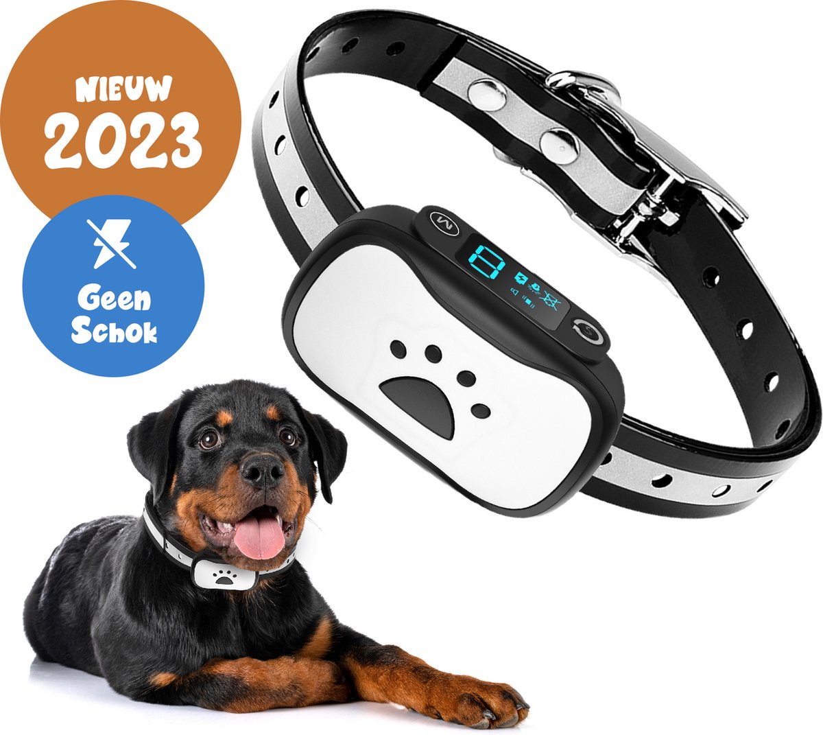 Anti Blafband – Zonder Schock – Blafband voor Honden – Anti Blaf ...