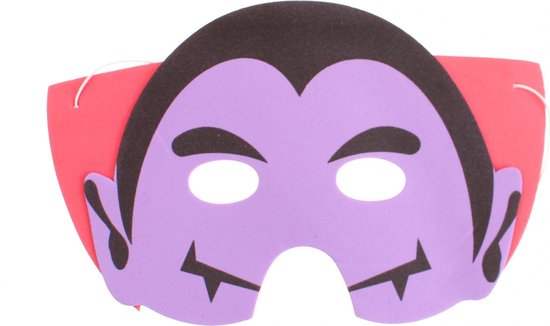 Lg-imports Masker Dracula Junior 19 Cm Paars | bol