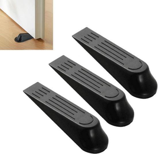5 Stuks Deurstop Zwart - Kunststof | bol.com