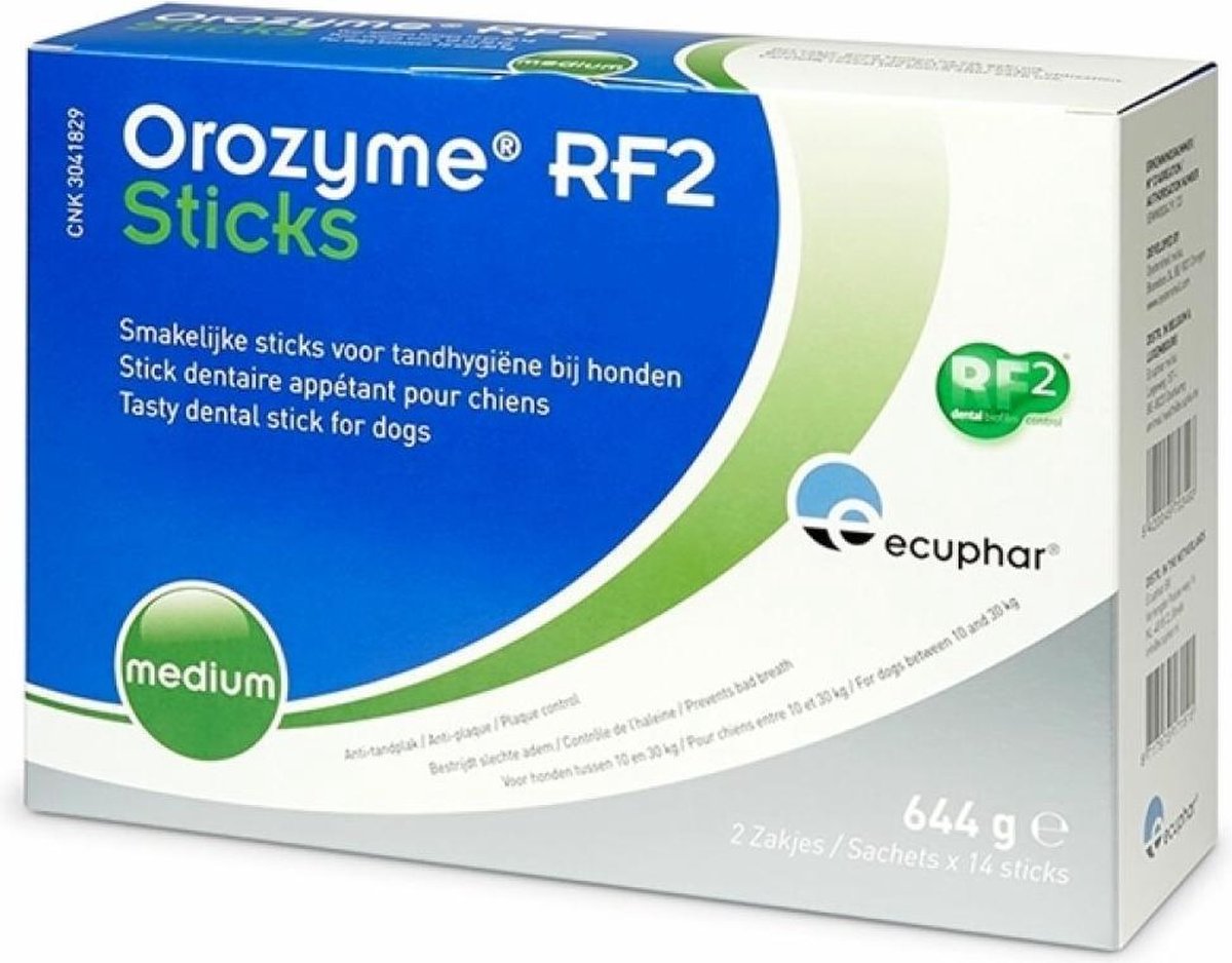 Orozyme RF2 Sticks M (10 - 30 kg) 28 stuks | bol