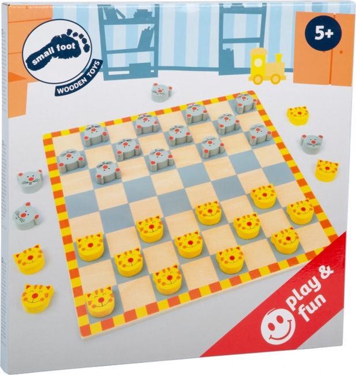 bol.com | Damspel Kat en Muis | Games