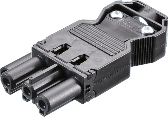 Bachmann installatiestekker connector - Wieland GST18® (v) / zwart | bol