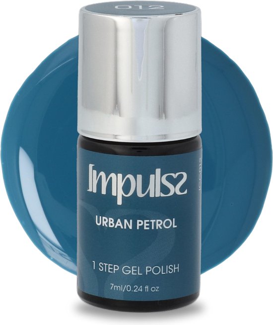 Impulss Gellak Gel Polish - Gel Nagellak - Verhardende werking - Urban Petrol - 7... | bol