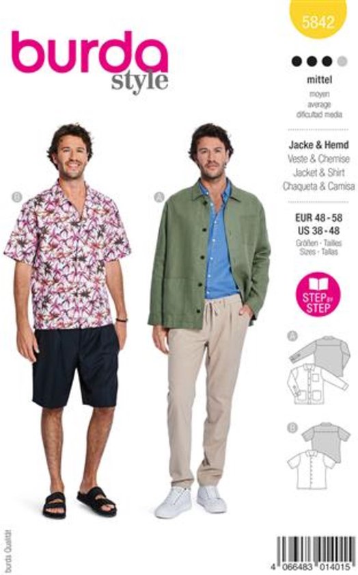 Burda nr.5842 maat 48-58 | bol