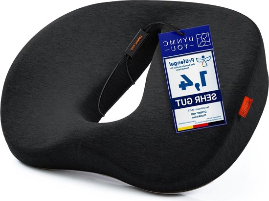 Ergonomische Zitring Stuitbeen - Comfortabel Zitkussen van Traagschuim ...