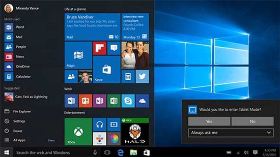 Microsoft Windows 10 Home Retail - 32-bit / 64-bit USB Installatie ...