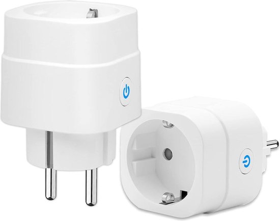 Smart Plug (type F) Slimme Stopcontact Wifi16 A 3680W met Energiemeter ...