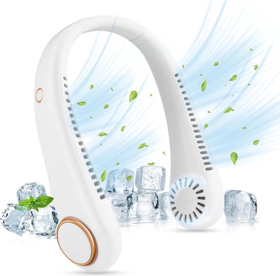 Nek Ventilator Usb Oplaadbaar - 3 Standen Mini Hand Ventilator ...