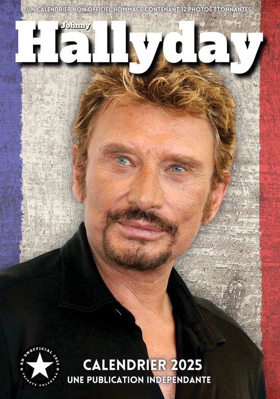 Johnny Hallyday Kalender 2025 A3 | bol