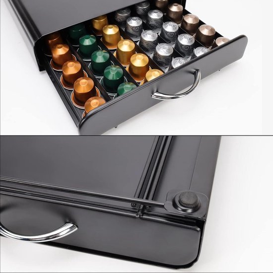 Capsulehouder Nespresso met lades - Koffiecuphouder - Opbergbox voor ...