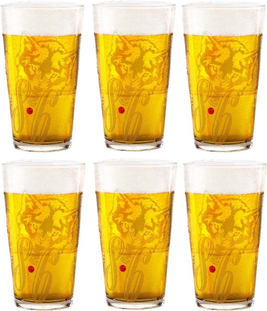8.6 Bierglas 25cl - Set van 6 Stuks - Stijlvolle Tulpglazen 6-Pack - Ideaal voor... | bol